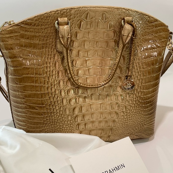 Brahmin | Bags | Brahminlarge Duxbury Satche Honeycomb Melbourne | Poshmark